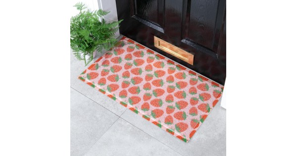 Artsy Mats - Χαλάκι Εισόδου Strawberry Pattern 70x40cm