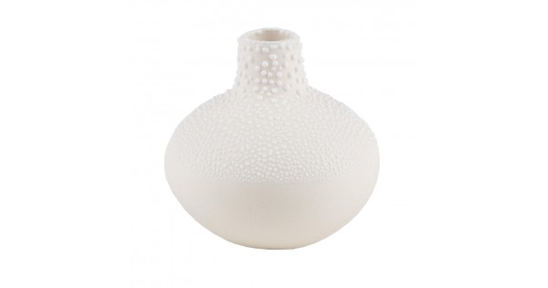 Raeder - Μίνι Βάζα Πορσελάνης Pearly White Σετ 3 τμχ